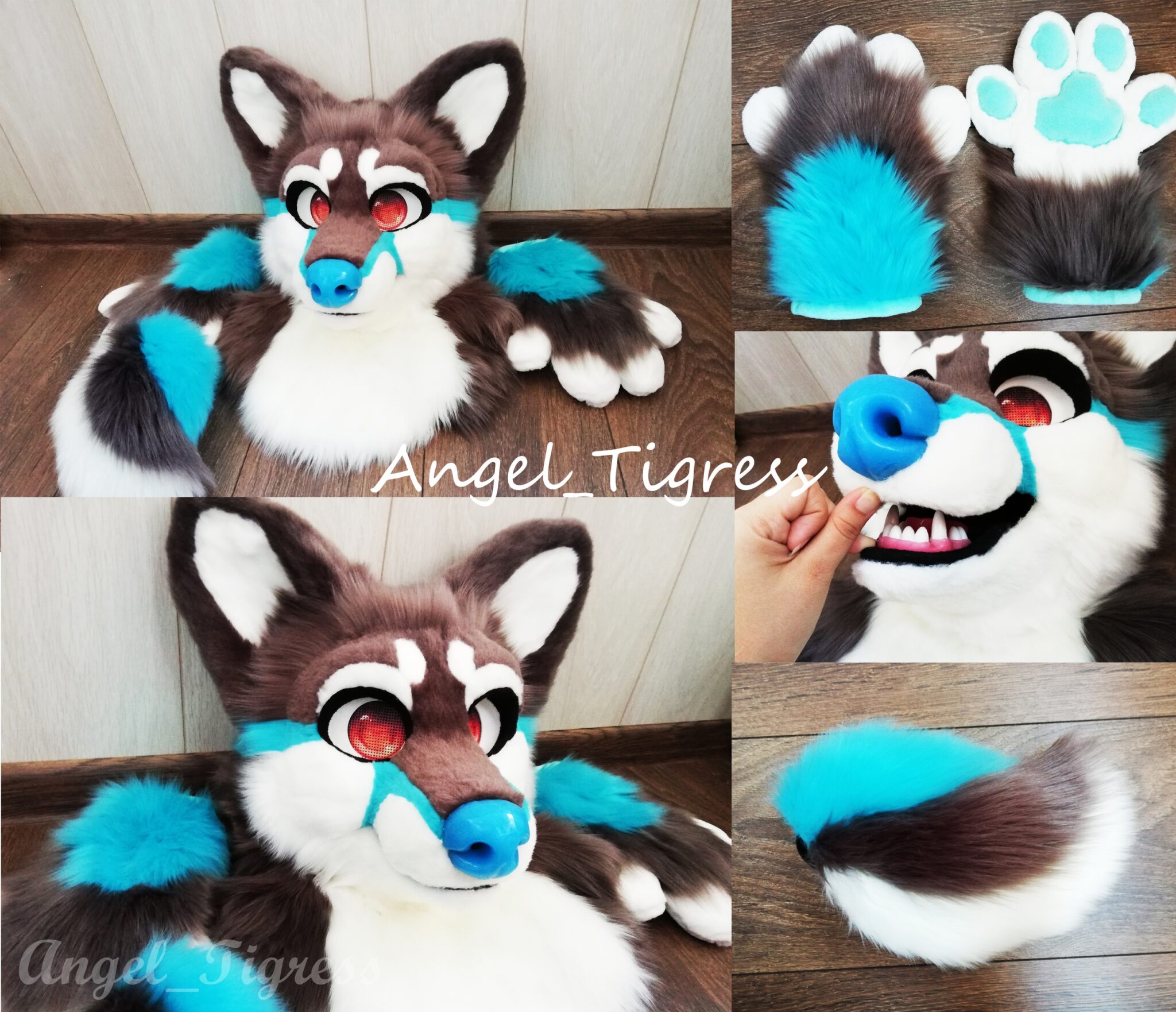Partial Suit 3 - Angel Tigress Fursuit Studio