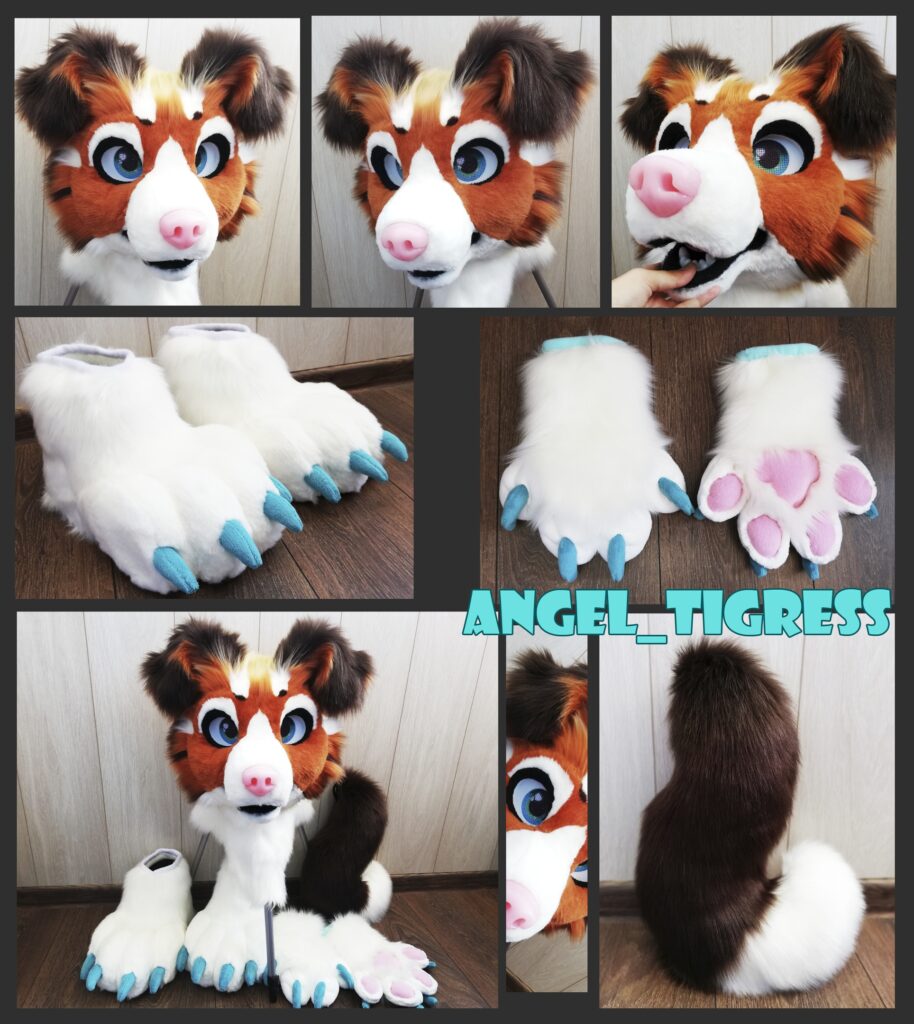 Partial Suit 4 - Angel Tigress Fursuit Studio