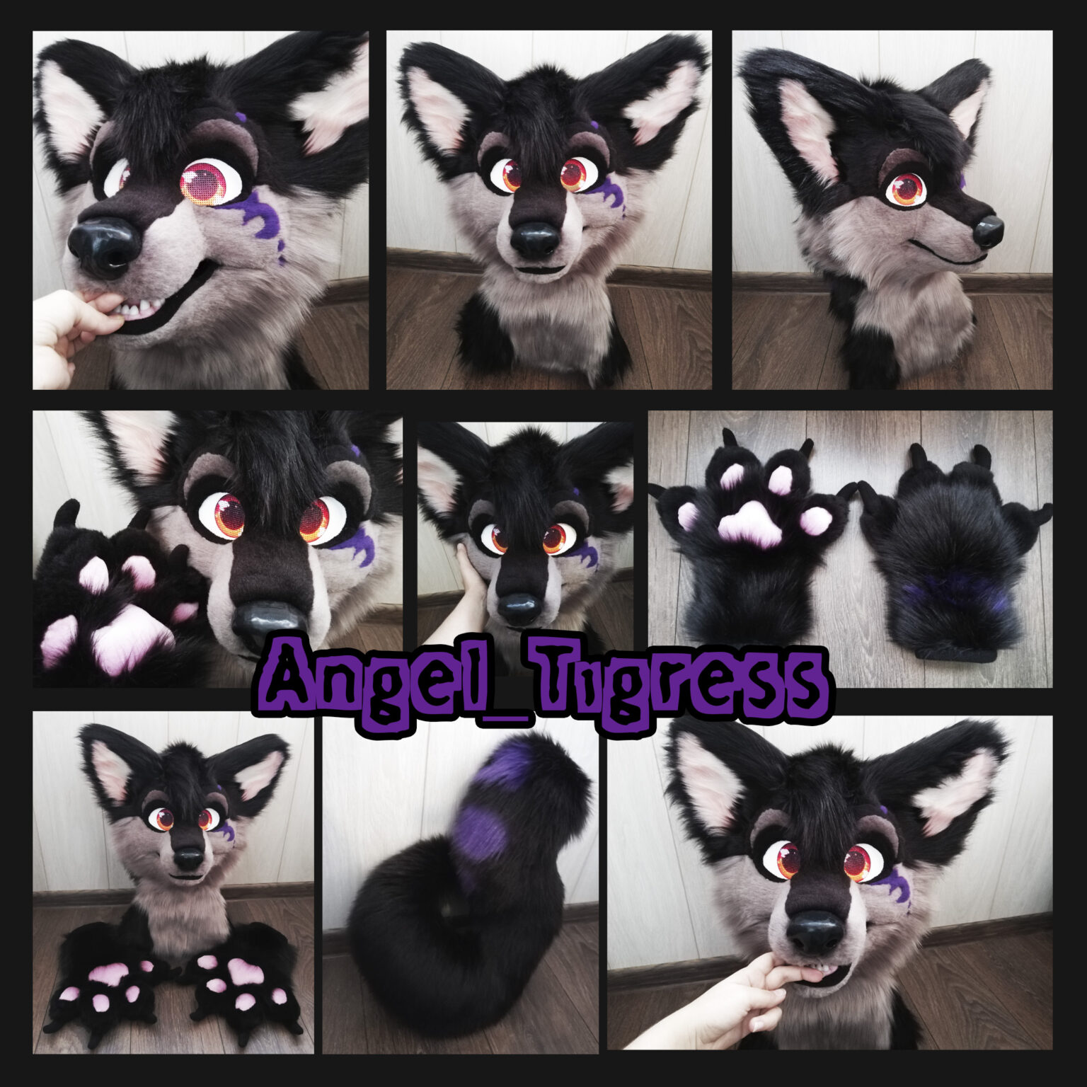 Fox Commission Fursuit Partial - Angel Tigress Fursuit Studio