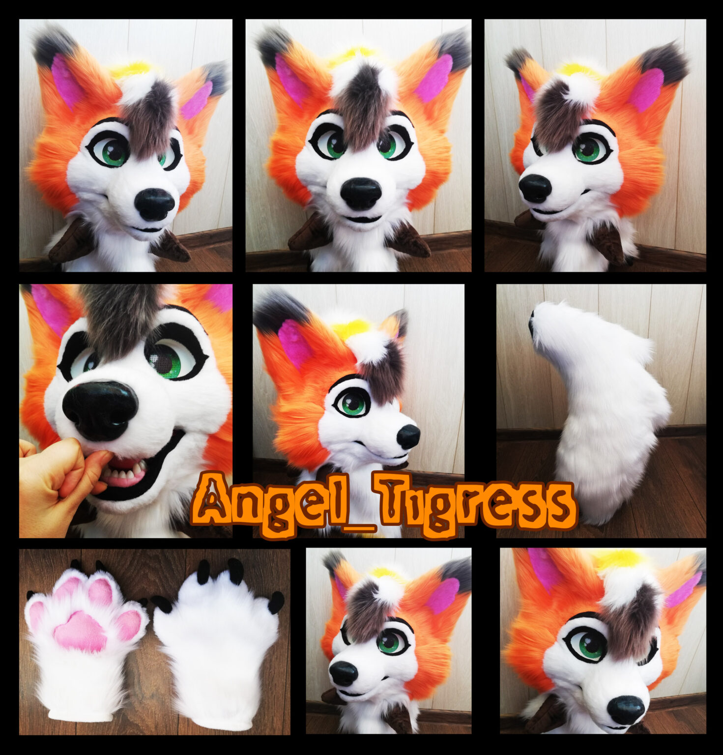 Pokemon Commission Fursuit Partial - Angel Tigress Fursuit Studio