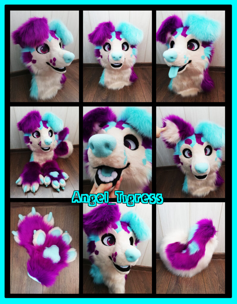 New Fursuit Mint Ice Cream! - Angel Tigress Fursuit Studio