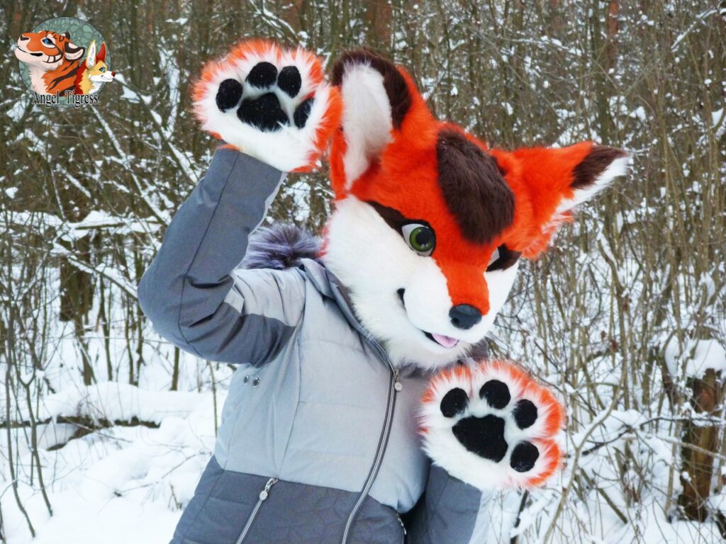 Fursuit cute fox - Angel Tigress Fursuit Studio