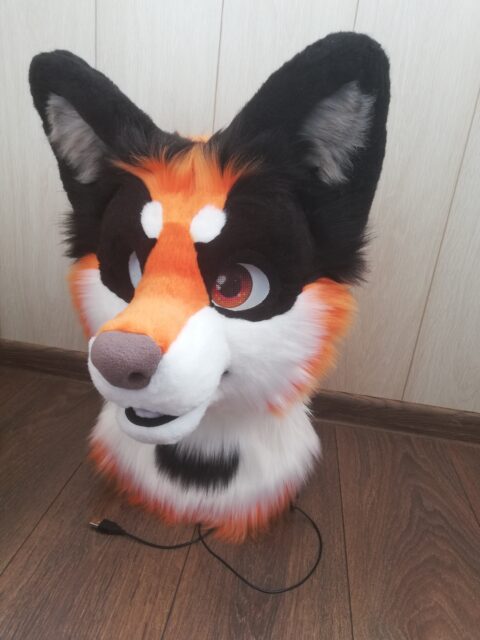 Full ginger fox fursuit - Angel Tigress Fursuit Studio